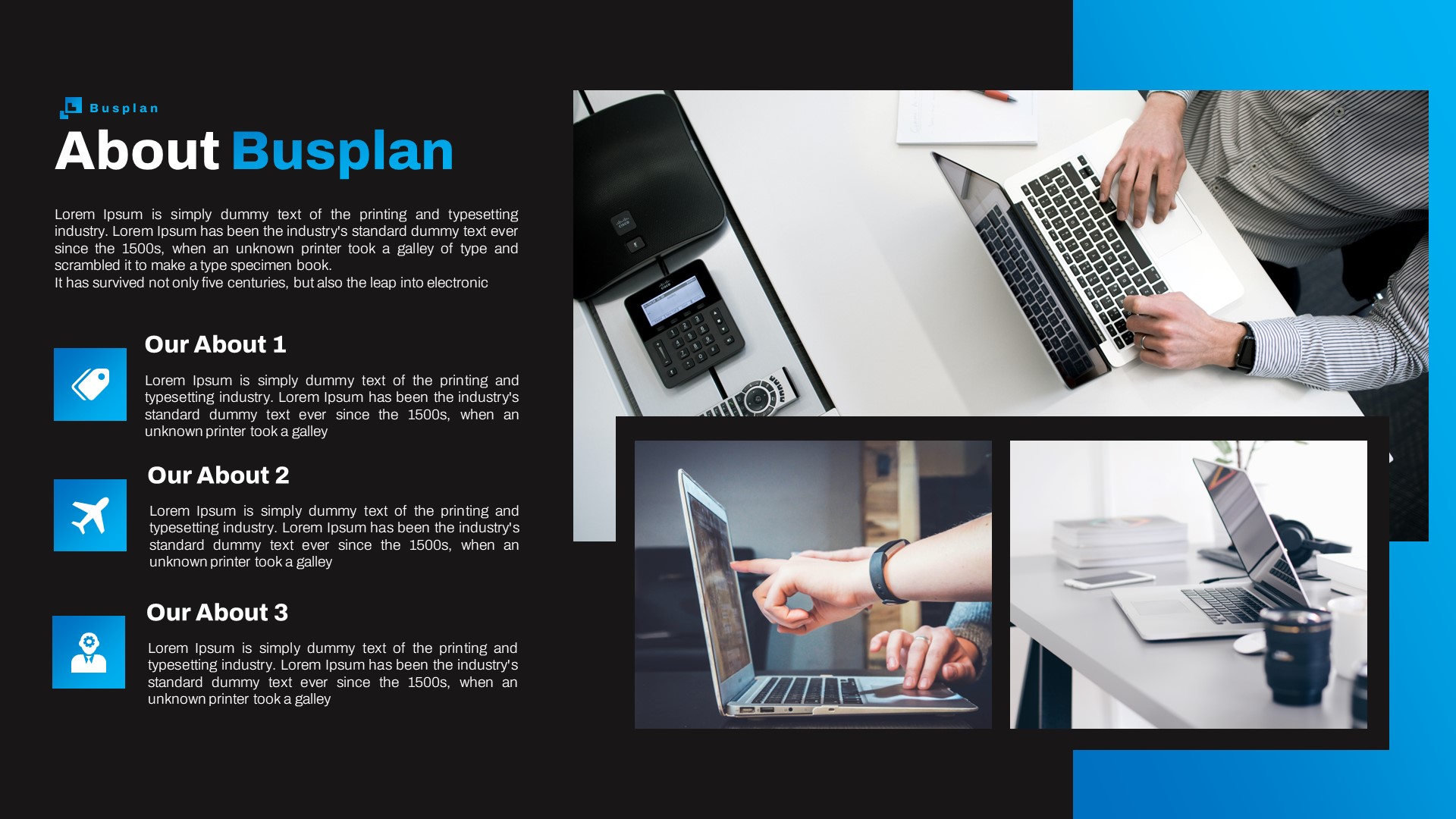 Busplan - Business Powerpoint Template, Presentation Templates ...