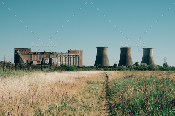 Old factory and big chimneys Stock Photo by linux87 | PhotoDune