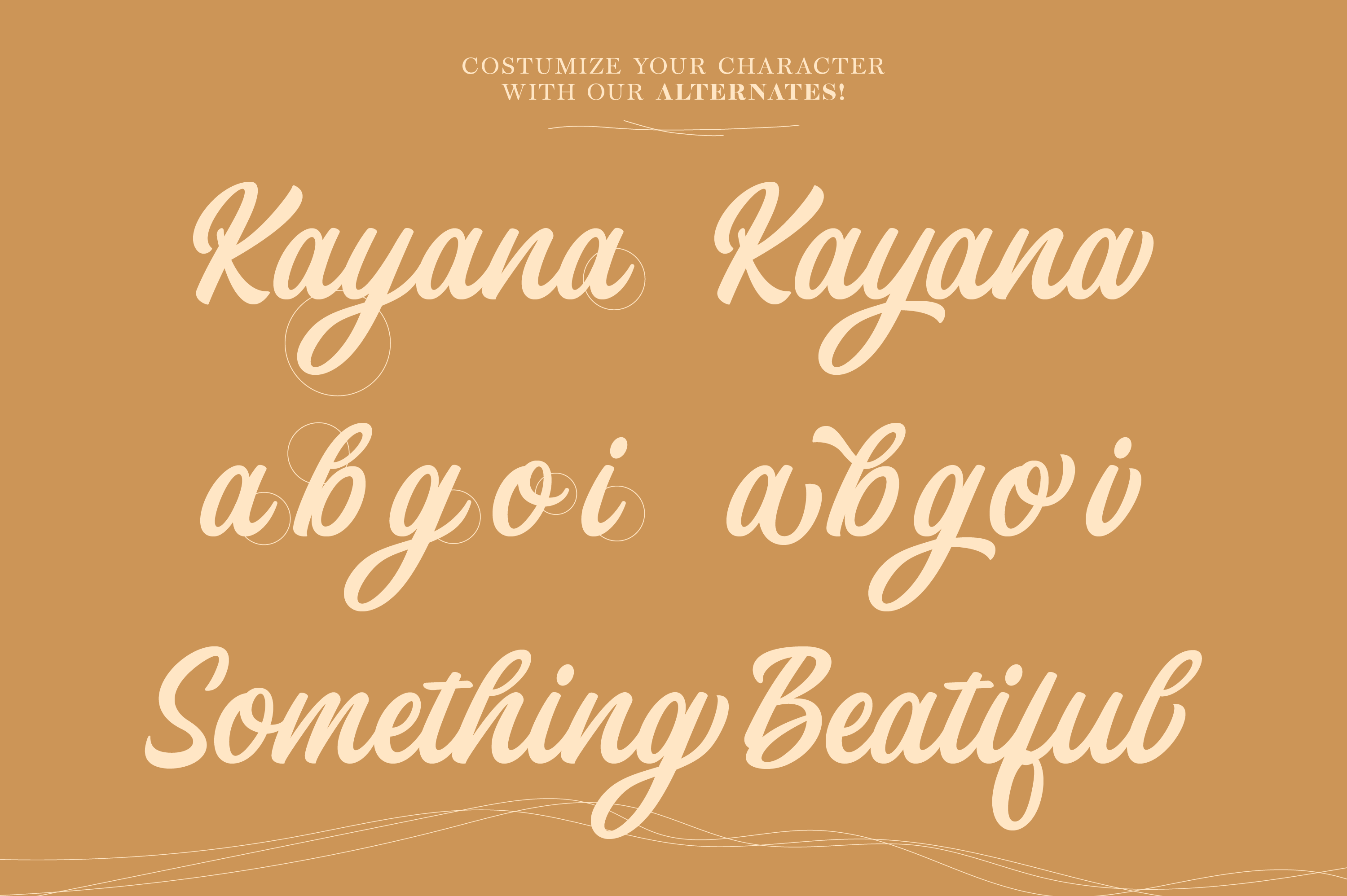 Kayana Script, Fonts | GraphicRiver