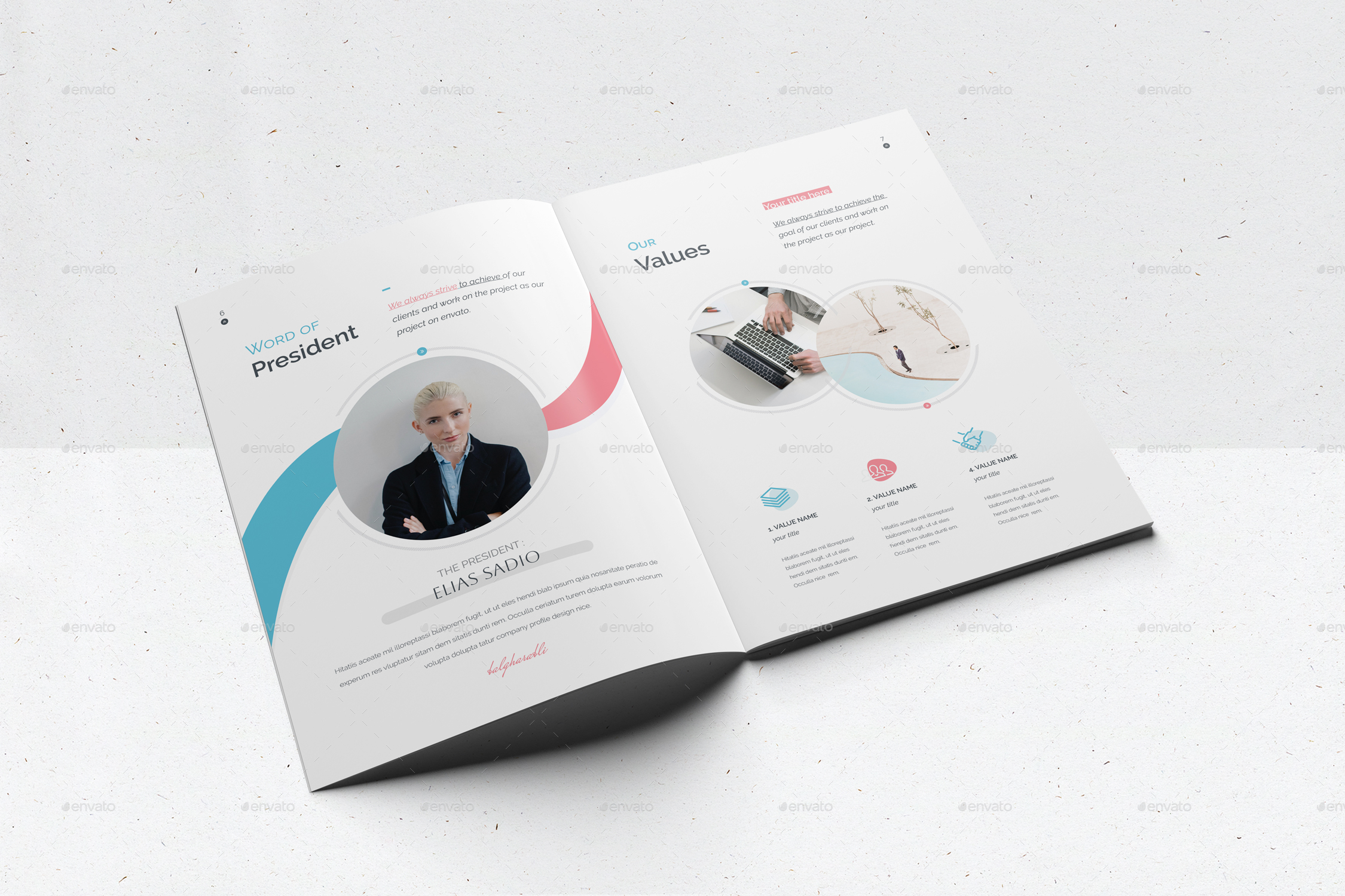 New Company Profile, Print Templates | GraphicRiver