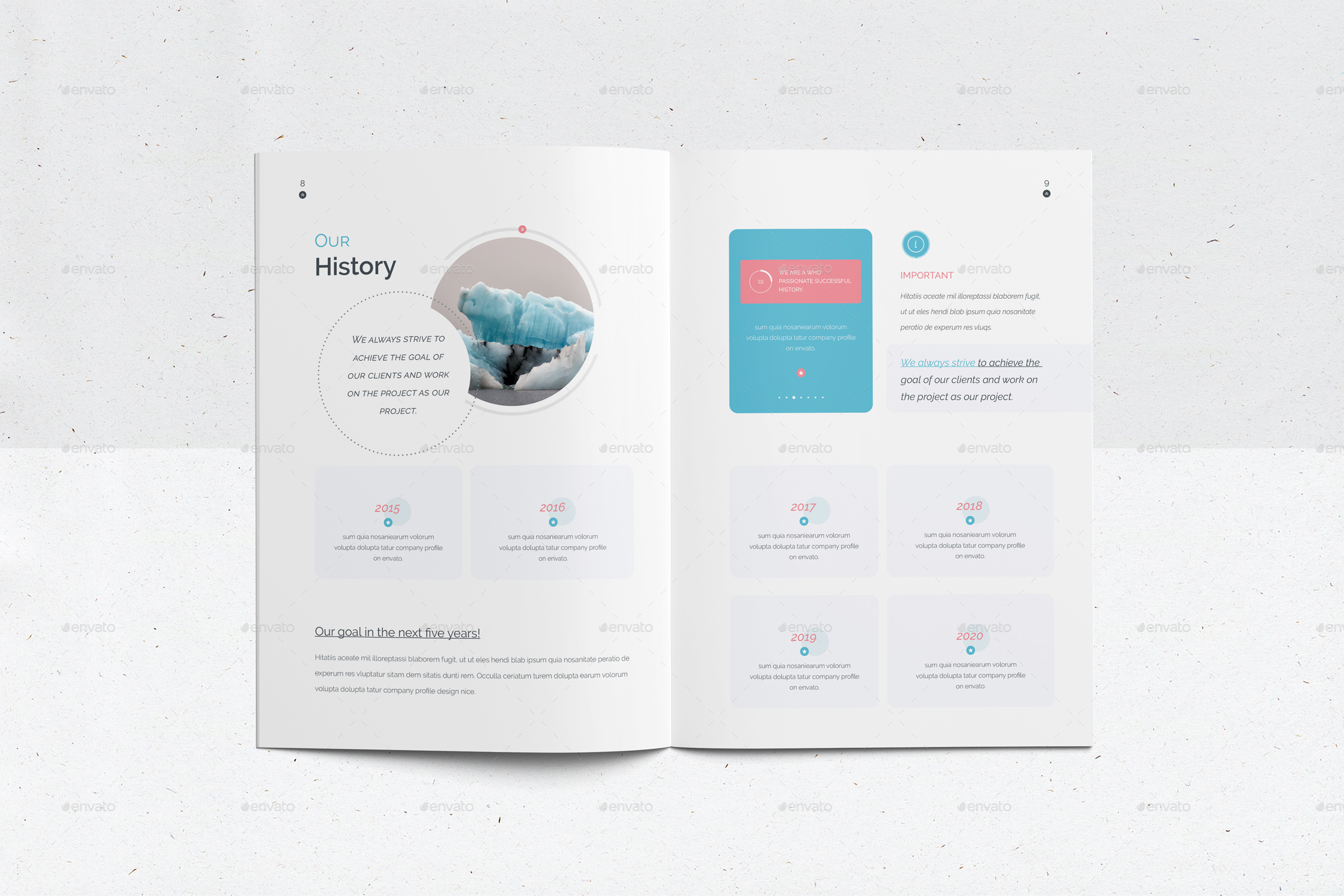 New Company Profile, Print Templates | GraphicRiver