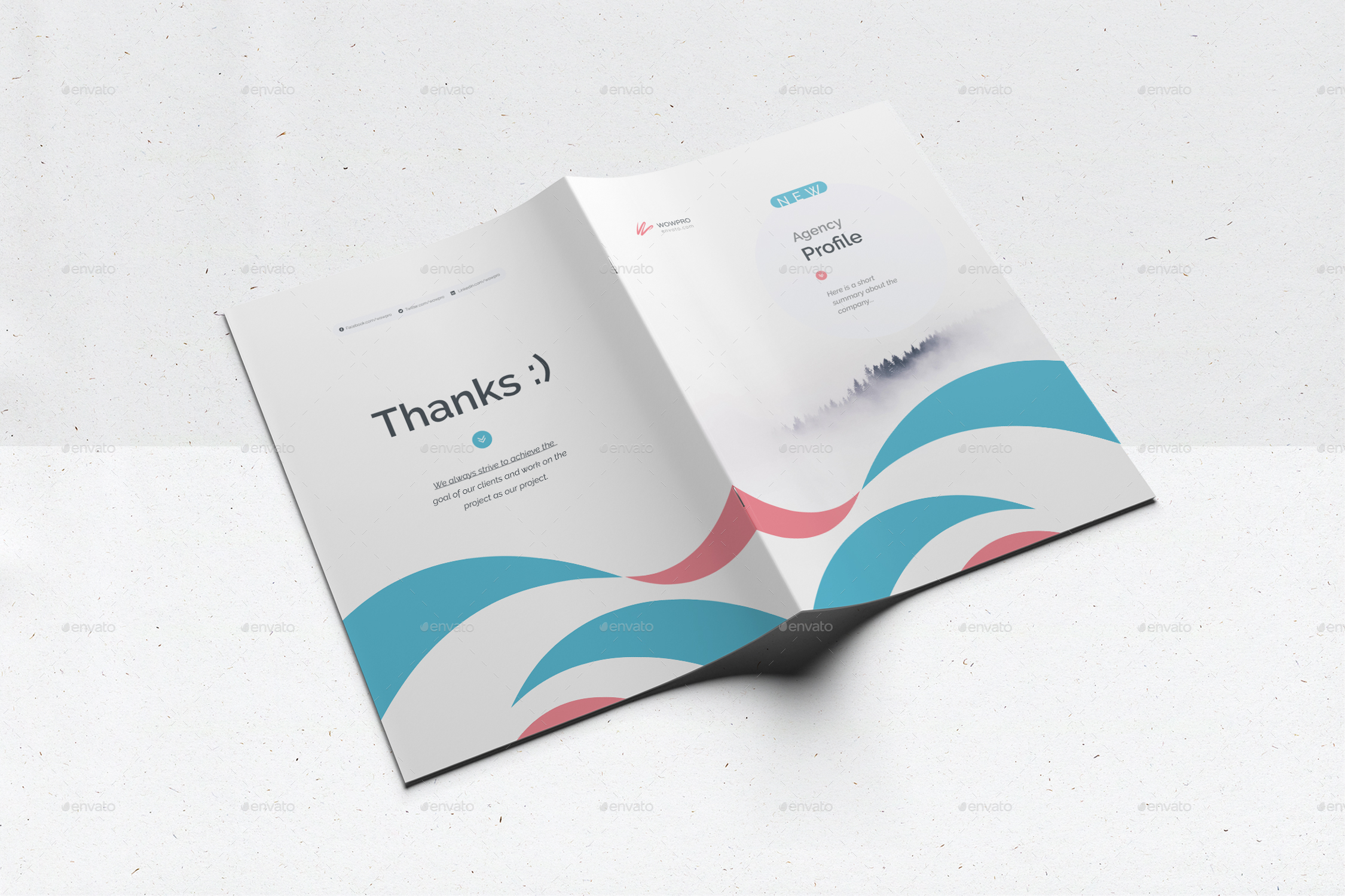 New Company Profile, Print Templates | GraphicRiver