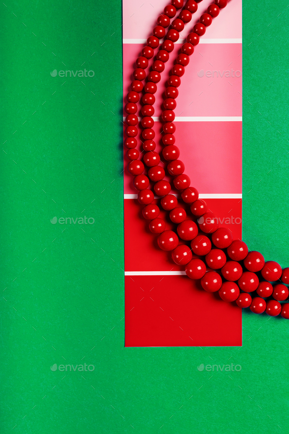 Red Color samples palette design catalog. Stock Photo by alimdok ...