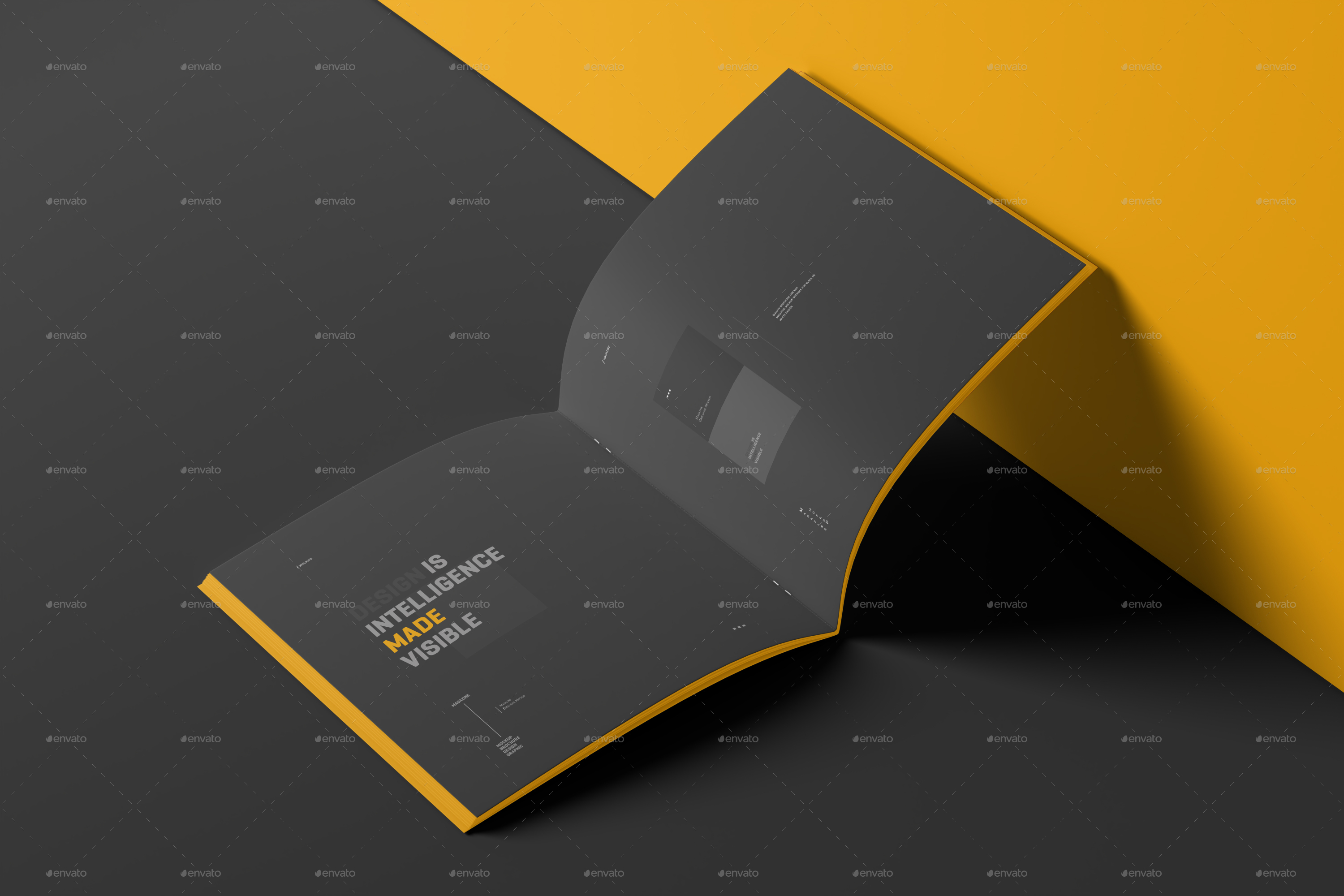 Square Magazine | Brochure Mockup Set, Graphics | GraphicRiver