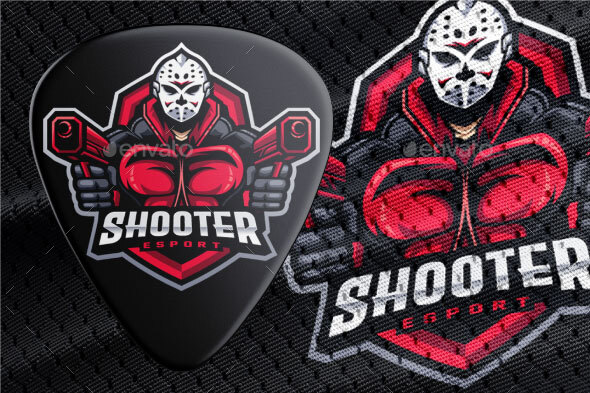 Shooter Esport Logo, Logo Templates | GraphicRiver