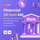 Financial 3D Icon Set, Graphics | GraphicRiver