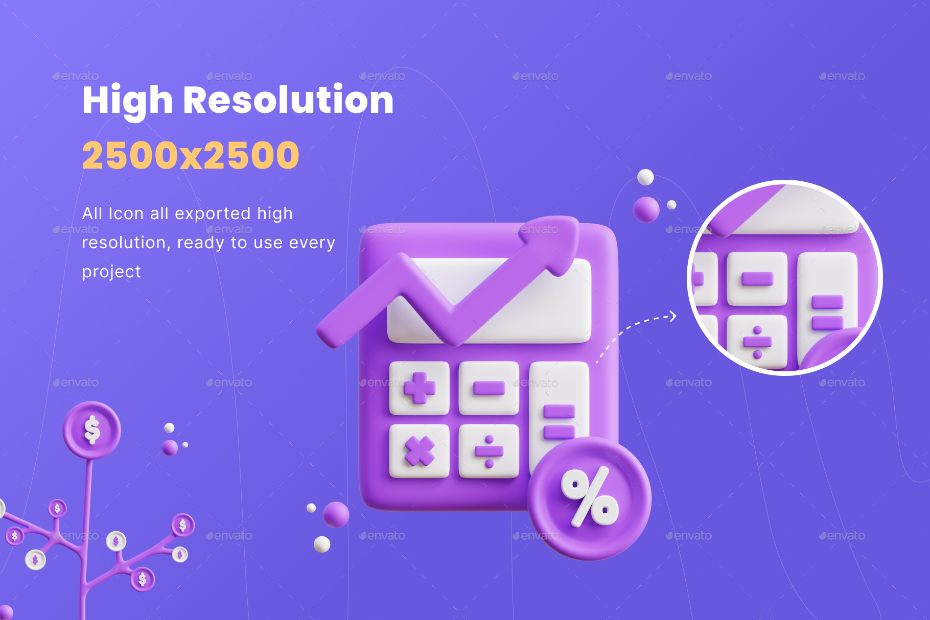 Financial 3D Icon Set, Graphics | GraphicRiver