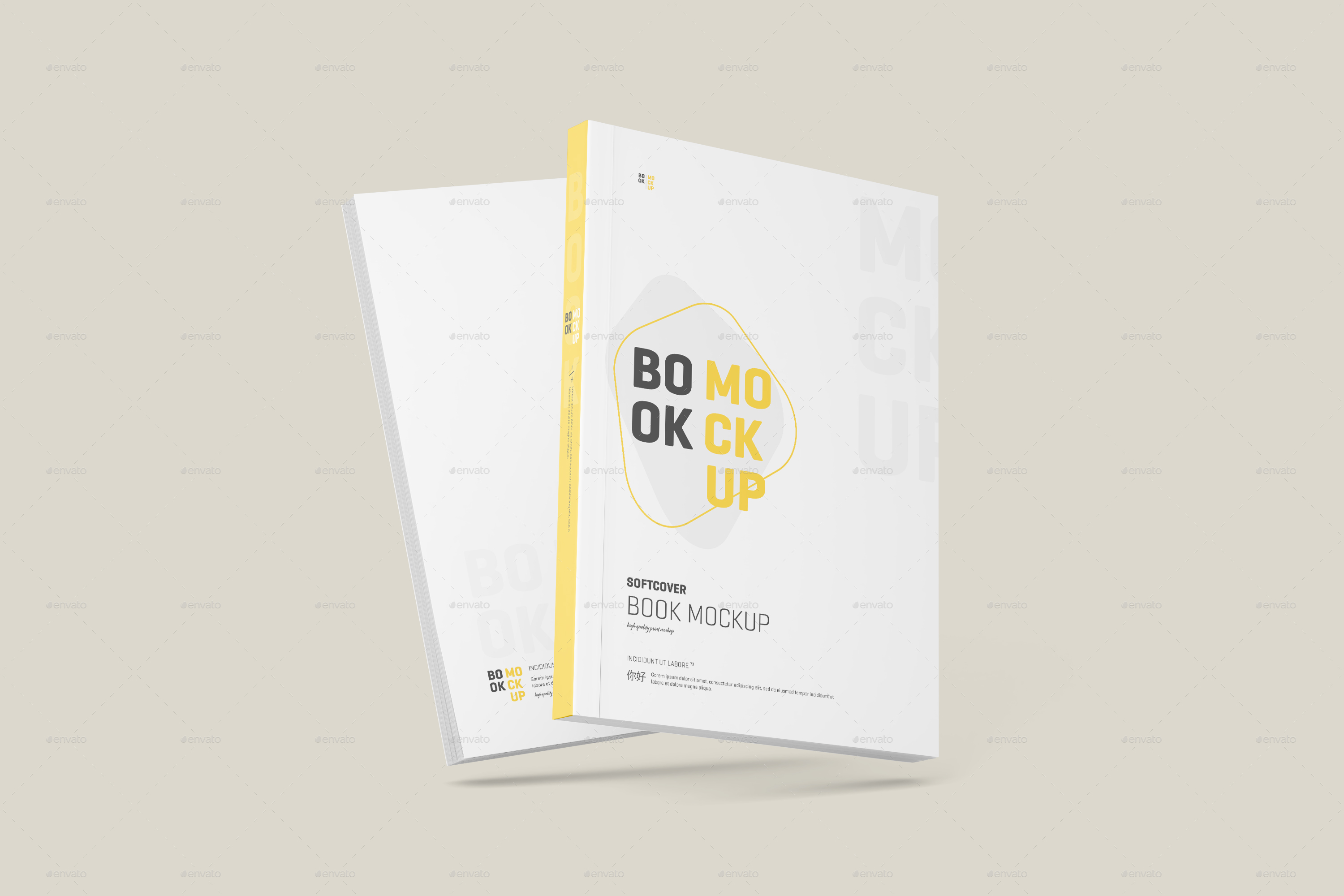 Softcover Book Mockup Set, Graphics | GraphicRiver