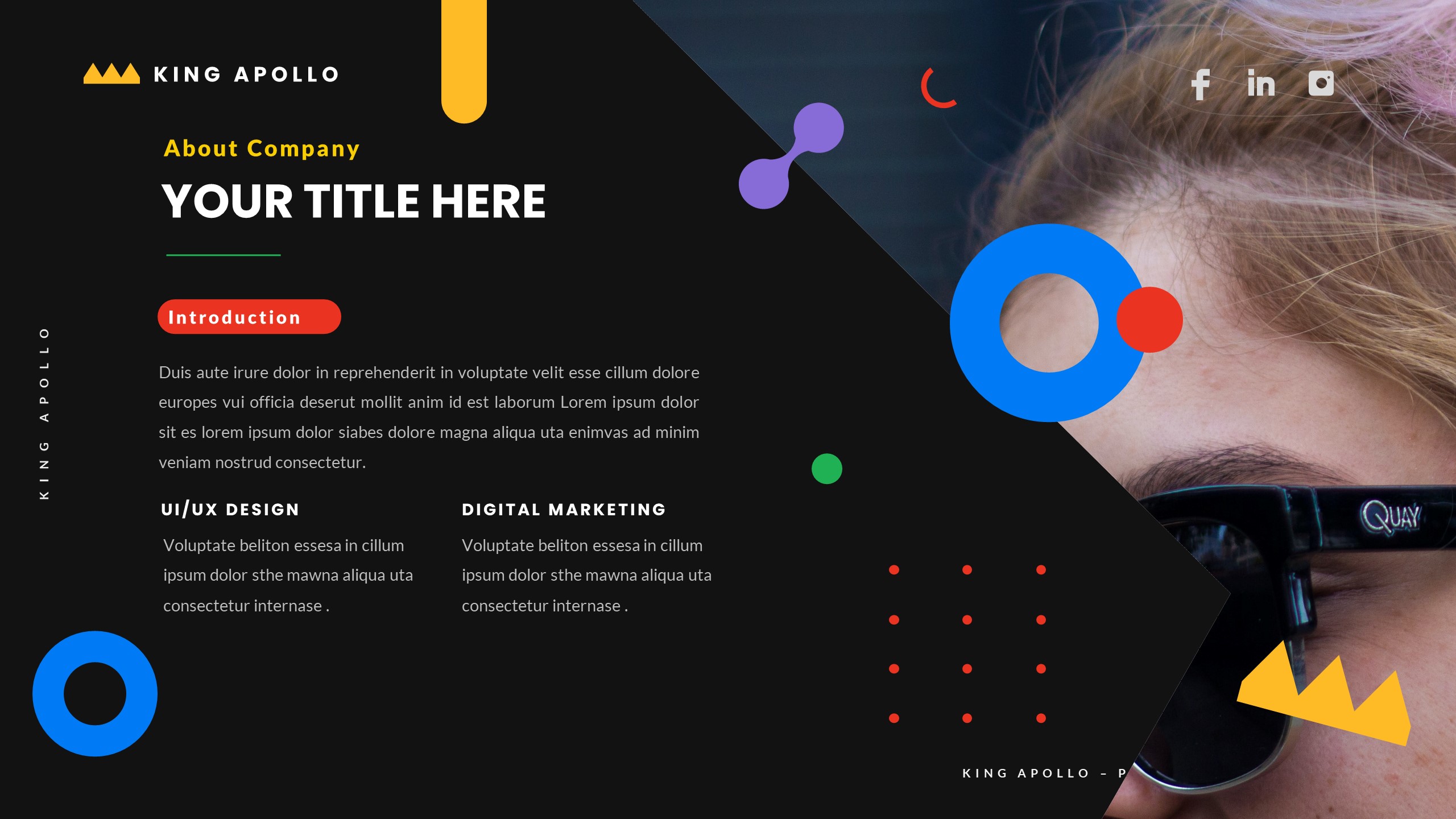 King Apollo Slides - Modern Powerpoint Presentation Template ...