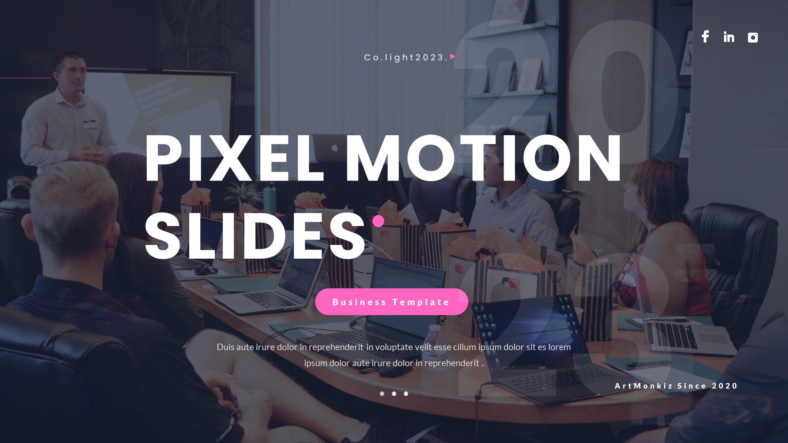 Pixel Motion Slides - Powerpoint Template Business Plan, Presentation ...
