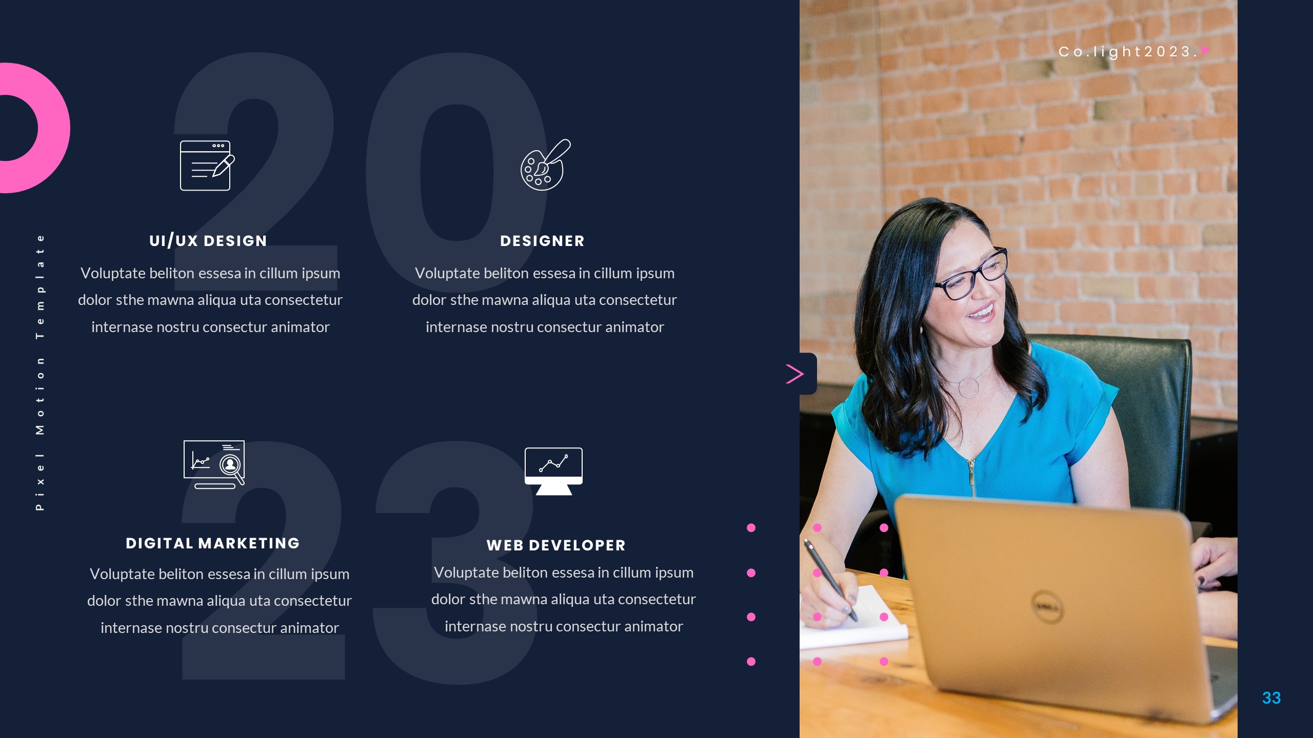 Pixel Motion Slides - Powerpoint Template Business Plan, Presentation ...