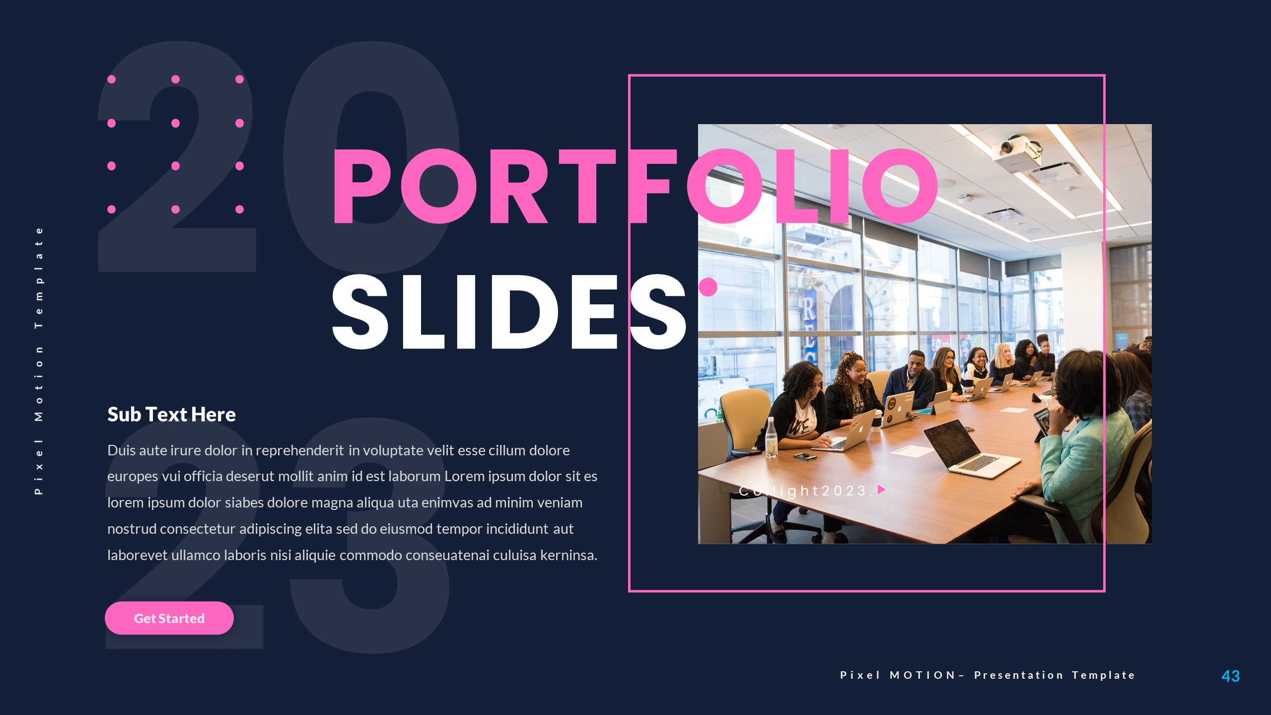 Pixel Motion Slides - Powerpoint Template Business Plan, Presentation ...