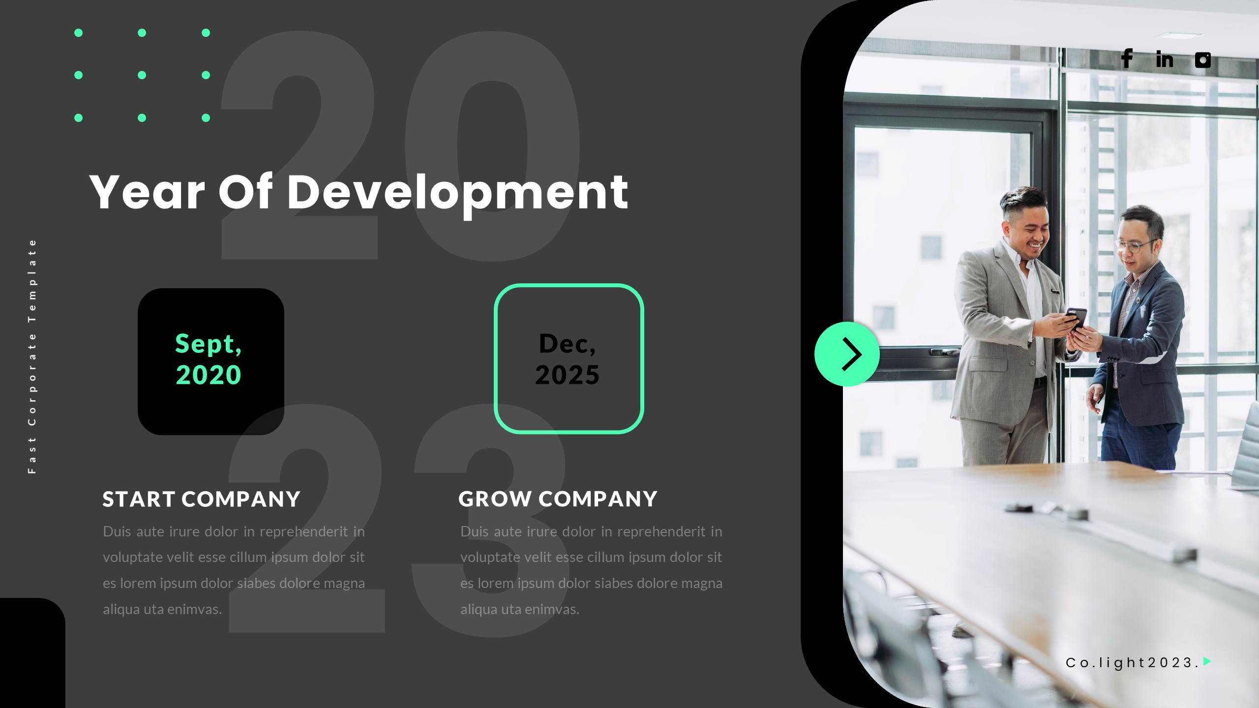 Fast Corporate - Powerpoint Template Business Plan, Presentation Templates