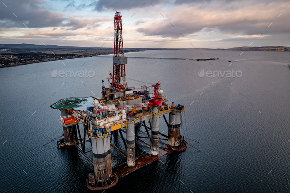 Oil and Gas Drilling Platform Offshore Stock Photo by Stock87 | PhotoDune