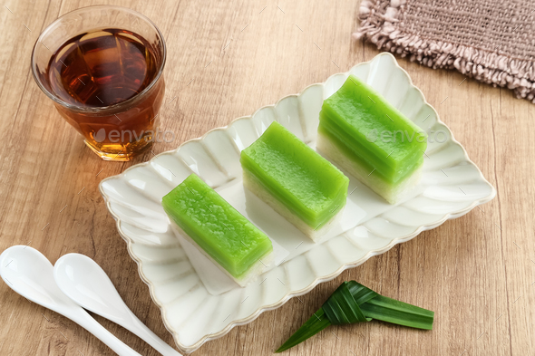 Kue Ketan Srikaya, Indonesian traditional snack Stock Photo by ...