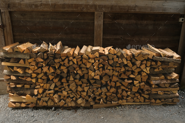 Stack of oak wood Stock Photo by najmi1990 | PhotoDune