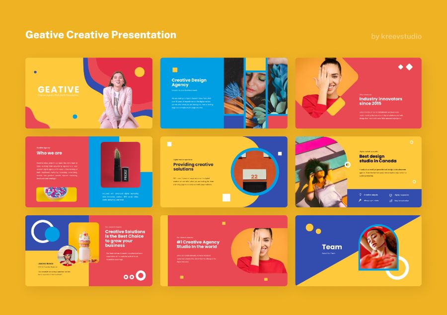Creative PowerPoint Bundle Vol. 3 by kreevstudio | GraphicRiver