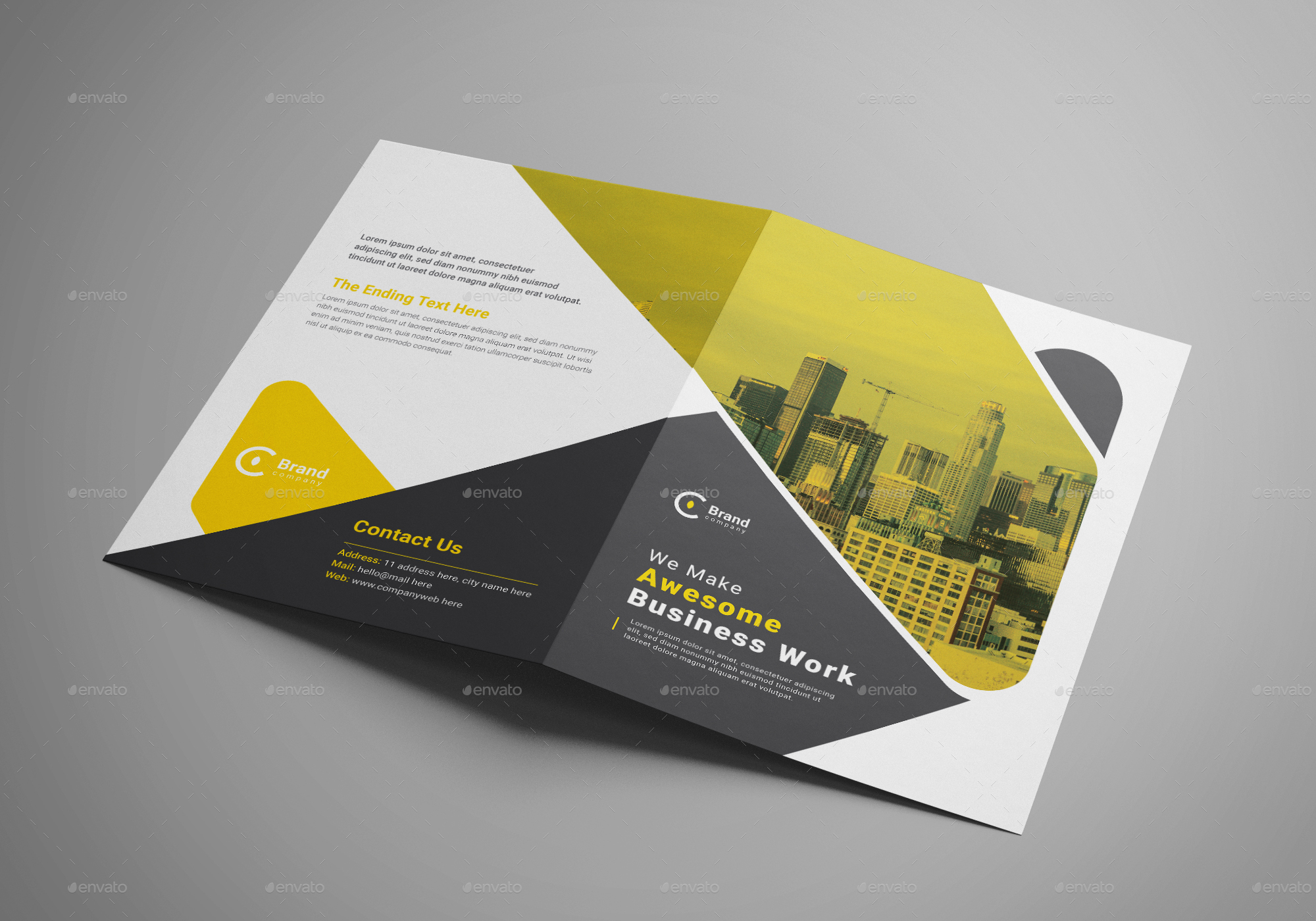 Bi-Fold Brochure, Print Templates | GraphicRiver