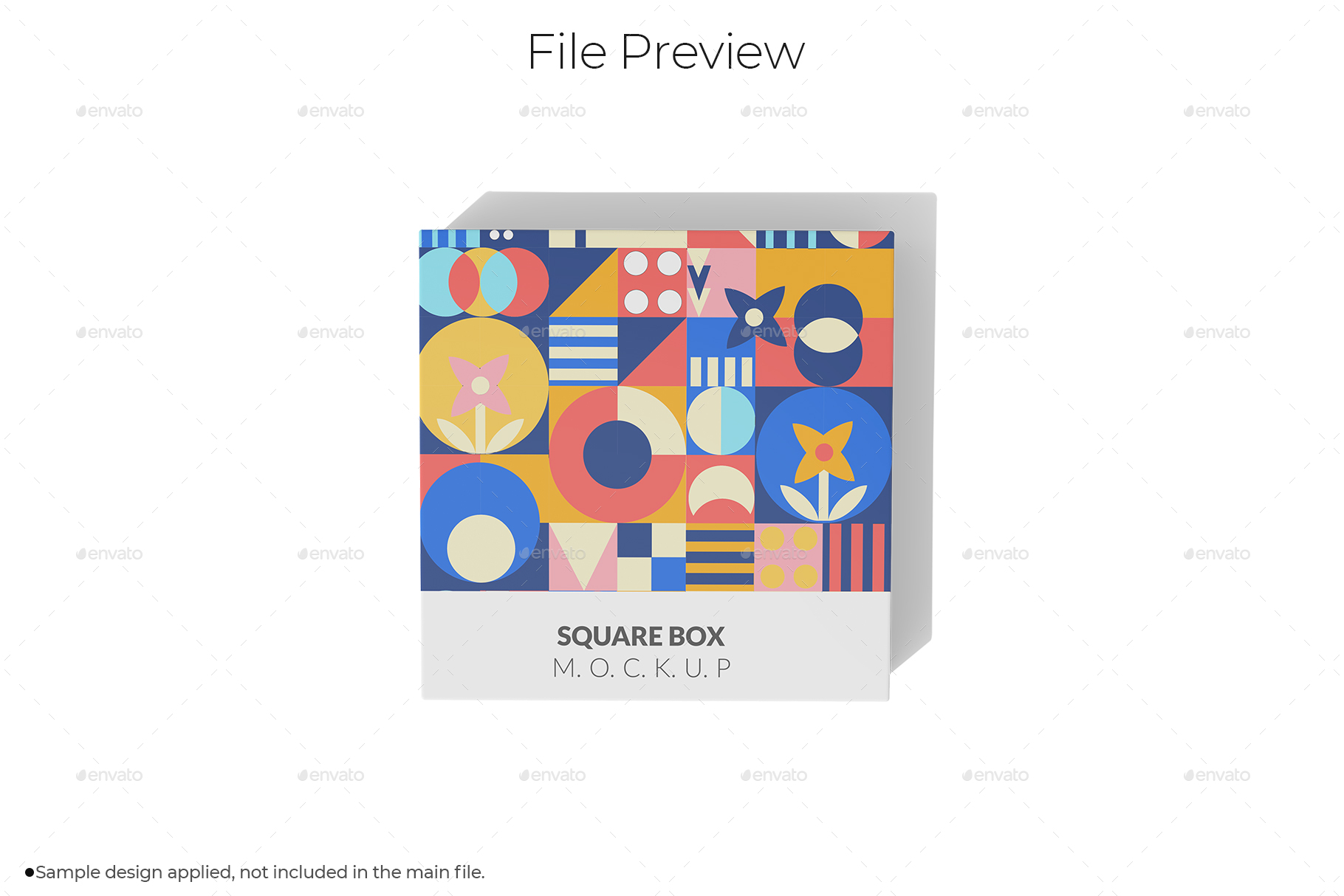 Flat Square Box Packaging Mockup Vol.2, Graphics | GraphicRiver