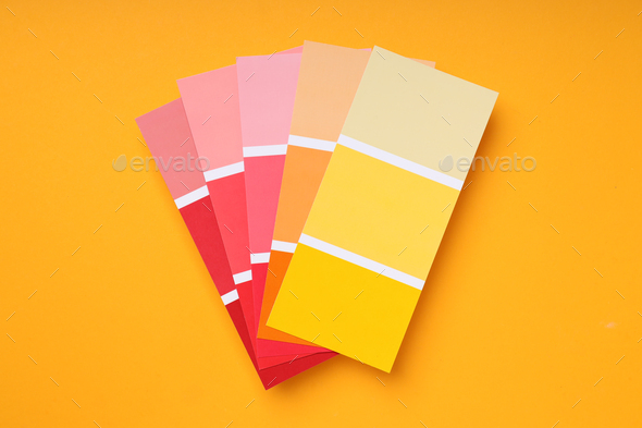 Concept of colors for design, color palettes, top view Stock Photo by ...