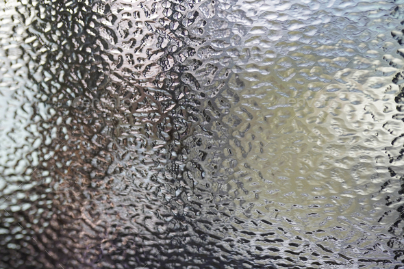 Embossed glass texture, Uneven glass surface background. Window patern ...
