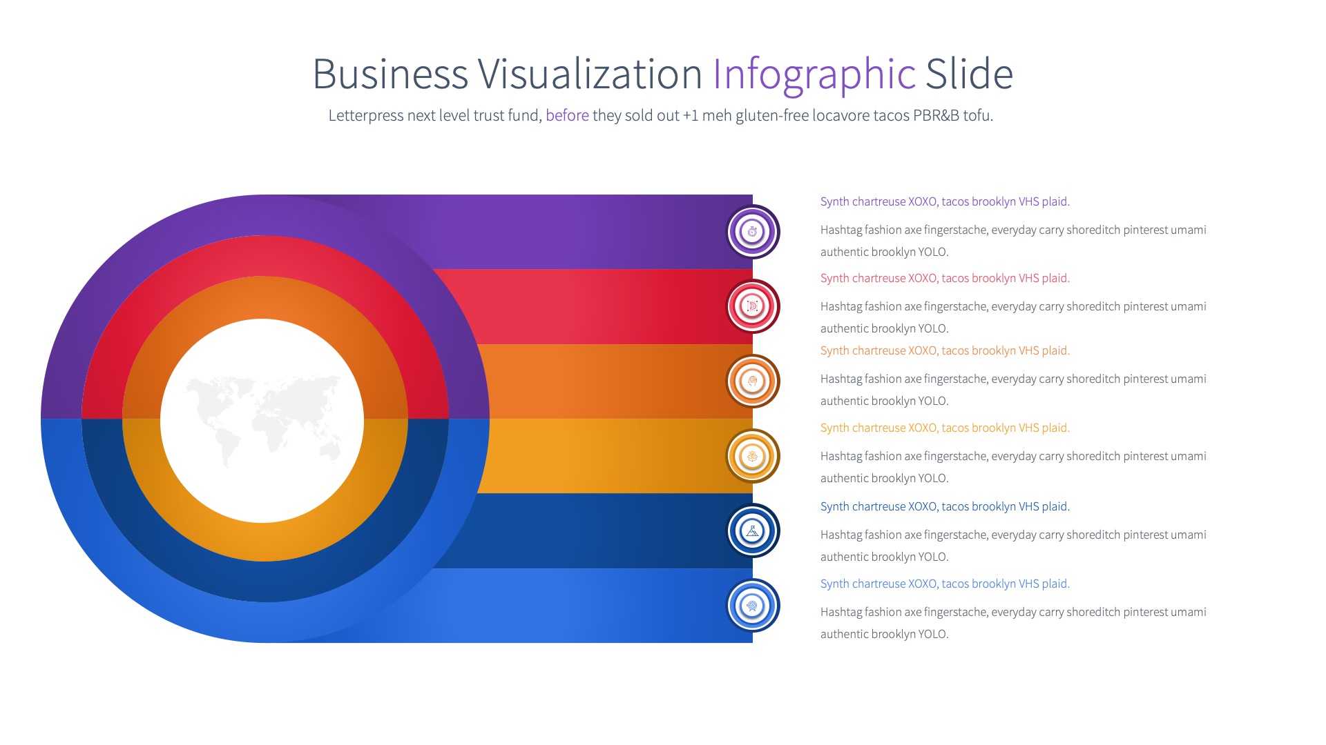 Business Visualization - PowerPoint Infographics Slides, Presentation ...