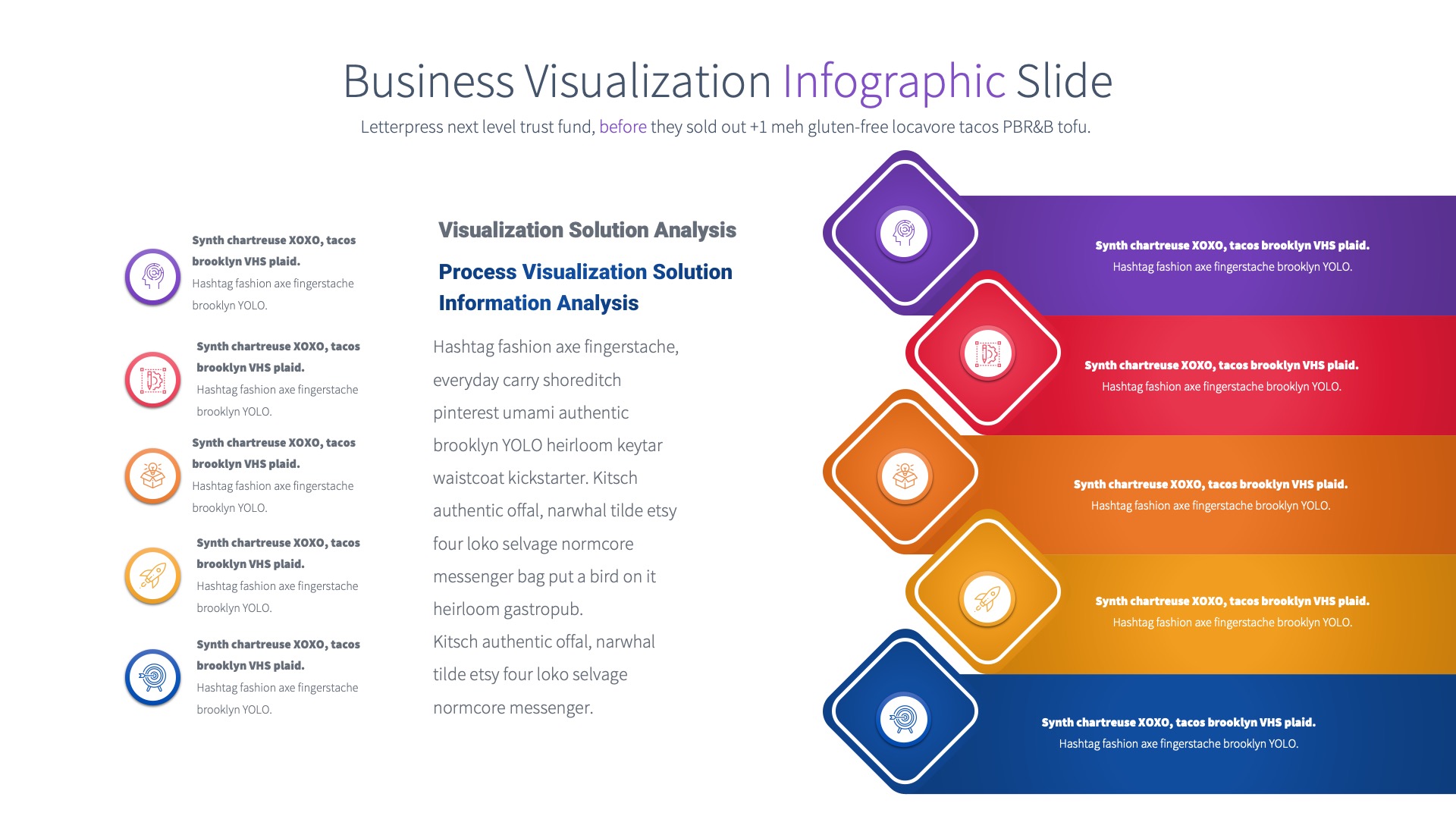 Business Visualization - PowerPoint Infographics Slides, Presentation ...