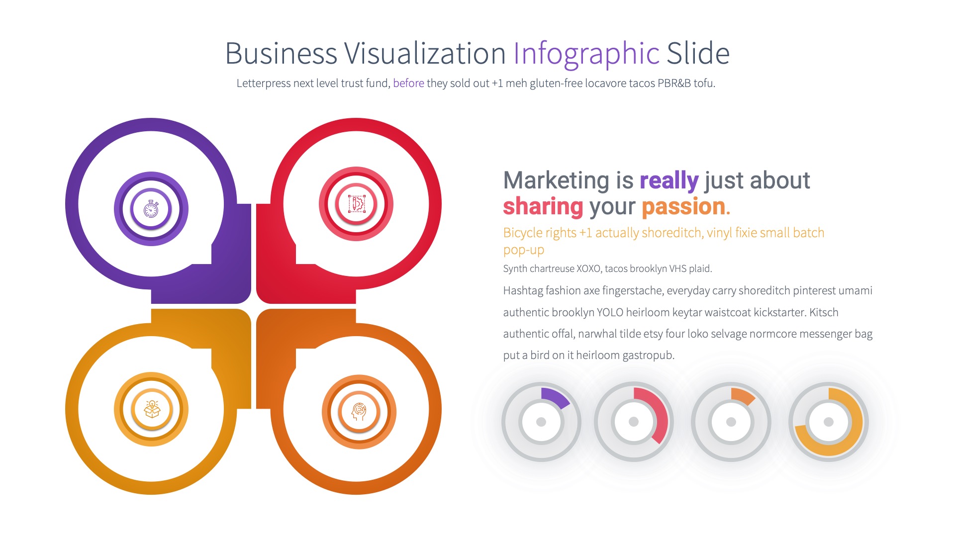 Business Visualization - PowerPoint Infographics Slides, Presentation ...