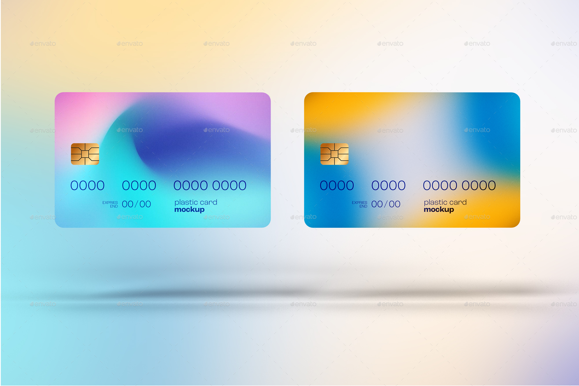 Plastic Card Mockup, Graphics | GraphicRiver
