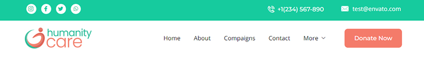 Humanity Care - Nonprofit Charity & Donation Elementor Template by Evonicmedia