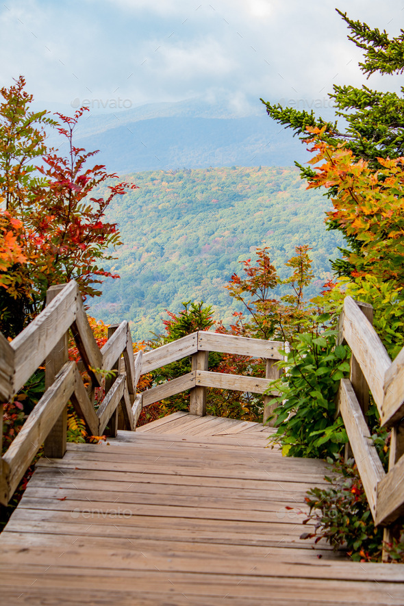 Rough Ridge overlook Stock Photo by hokietim | PhotoDune