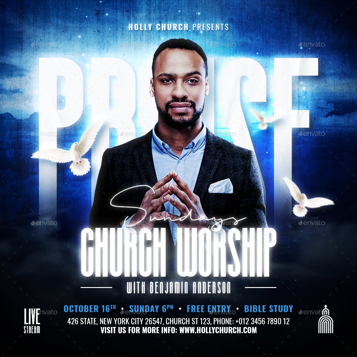 Church Flyer, Print Templates | GraphicRiver