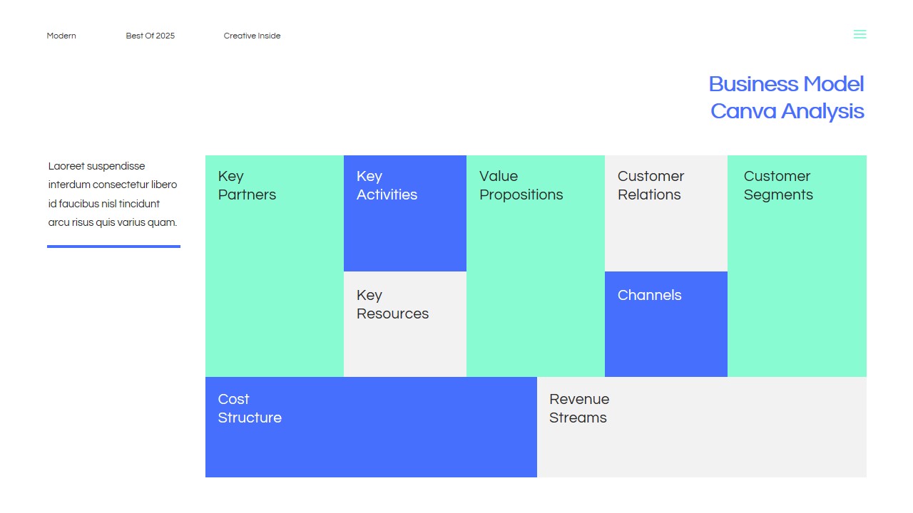 Modern White Blue Company Performance & Infographic, Presentation Templates