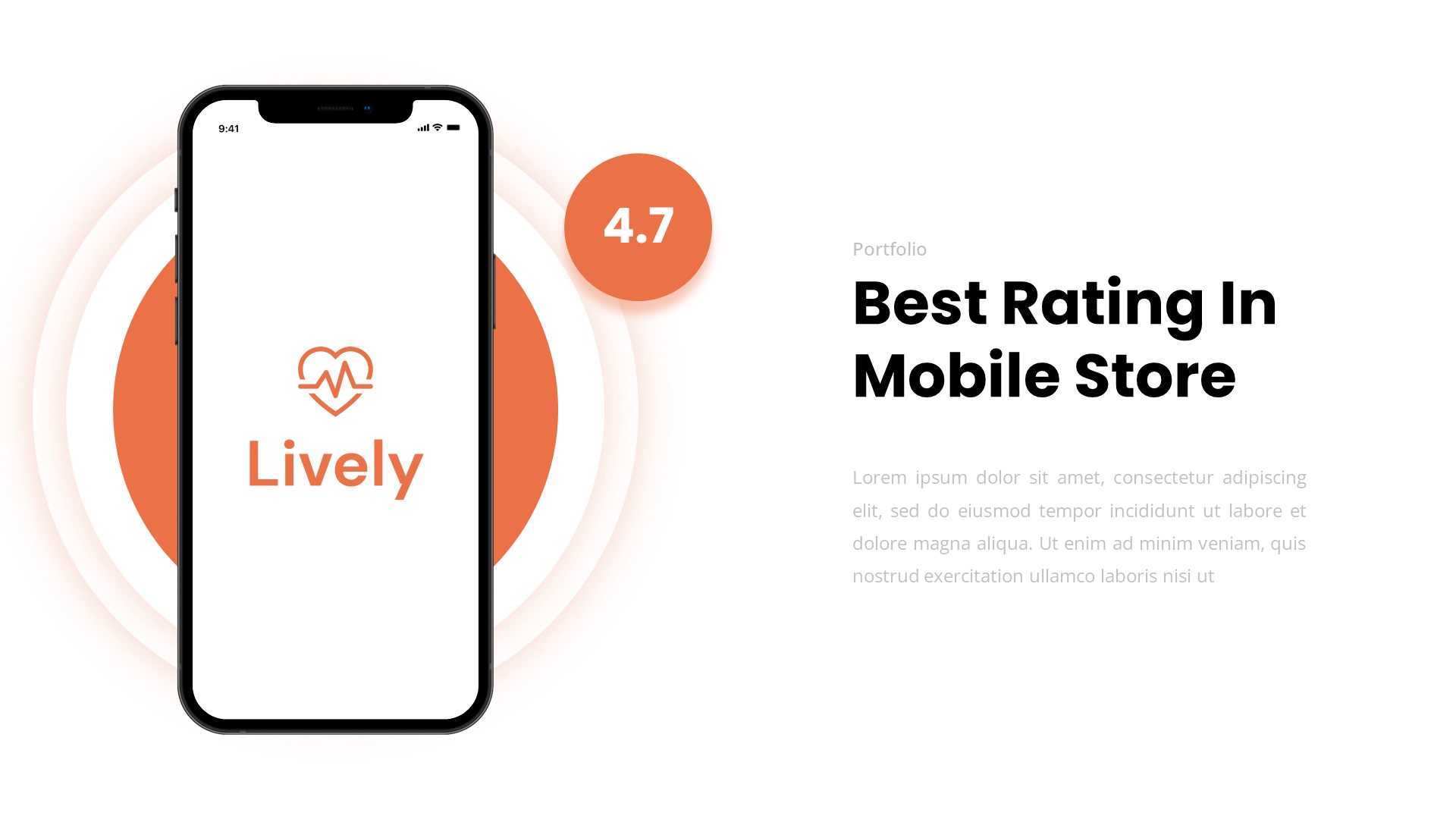 Lively - Fitness App & SAAS PowerPoint Template, Presentation Templates