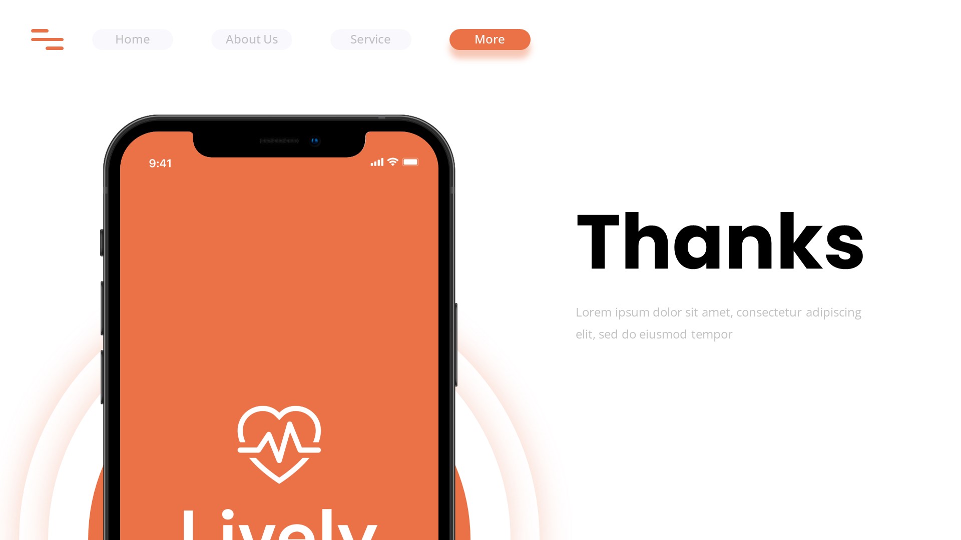 Lively - Fitness App & SAAS PowerPoint Template, Presentation Templates