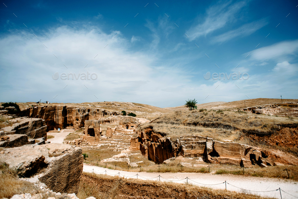 Dara ancient city. Mesopotamia Ruins. Mardin ,Turkey Stock Photo by ...