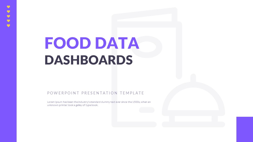 Food Data Dashboards PowerPoint Presentation Template, Presentation ...
