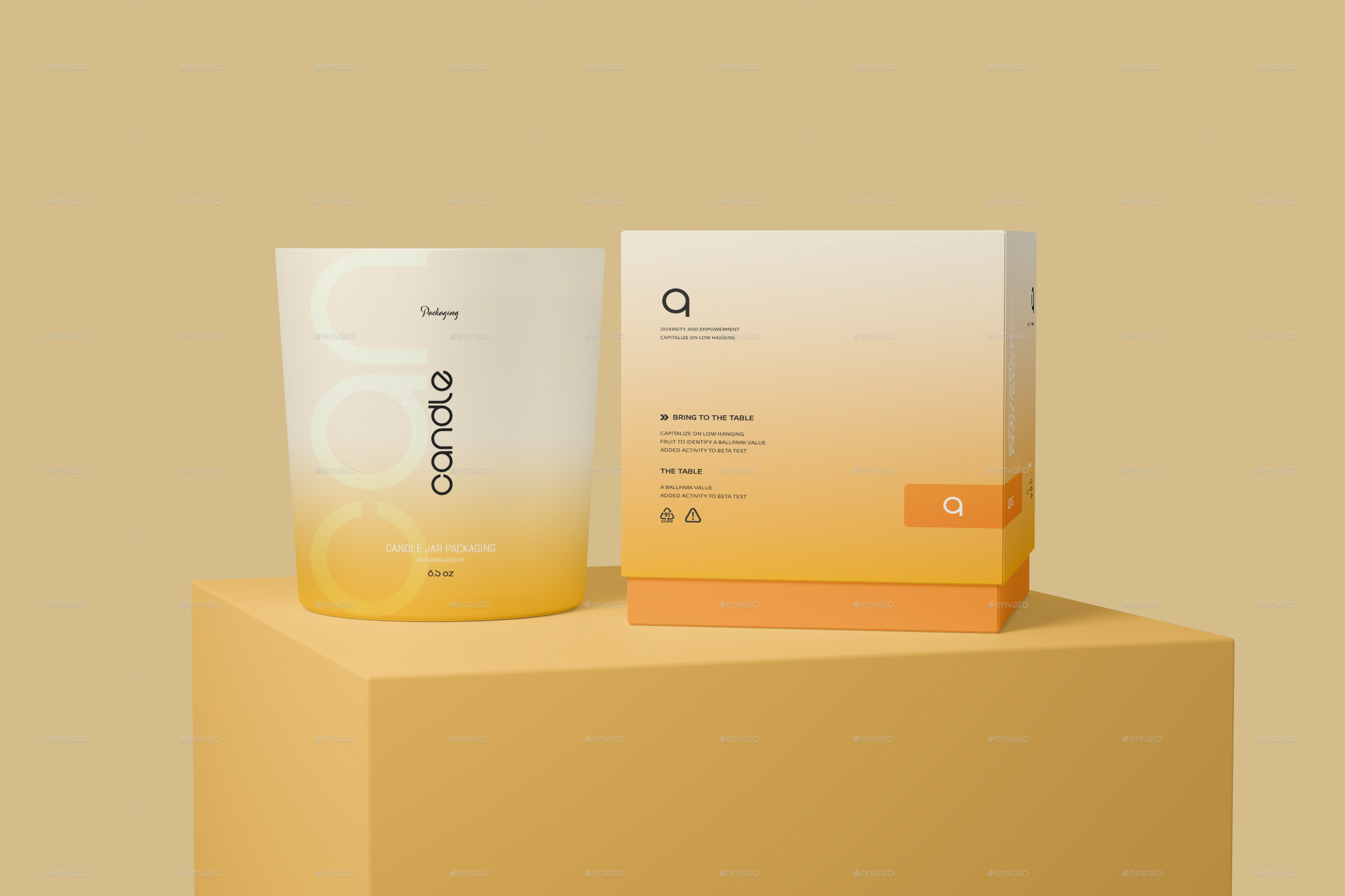 Candle Glass Packaging Mockup, Graphics | GraphicRiver