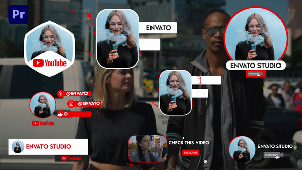 Youtube Elements Pack | For Premiere Pro, Premiere Pro Templates ...