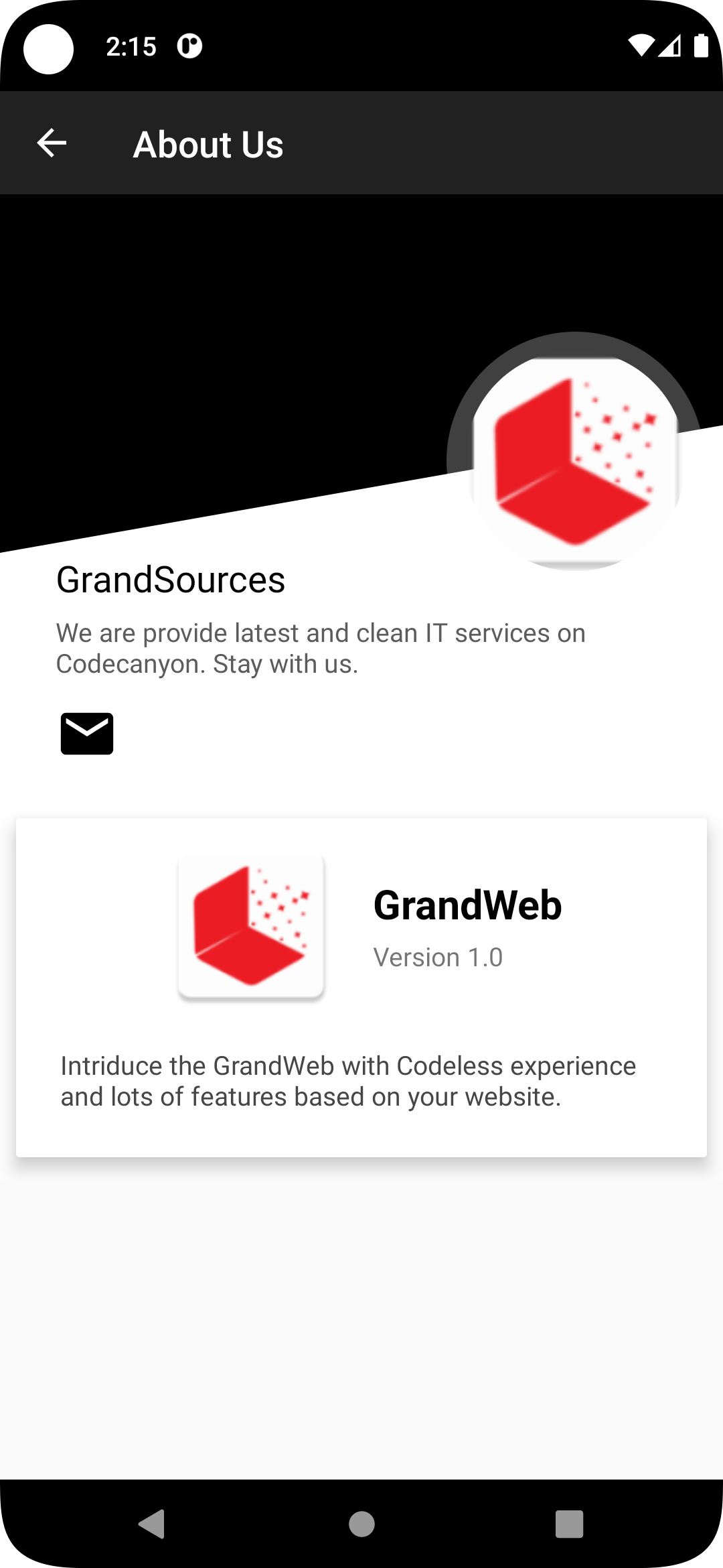 GrandWeb - Codeless WebView rich-features remote config by GrandSources