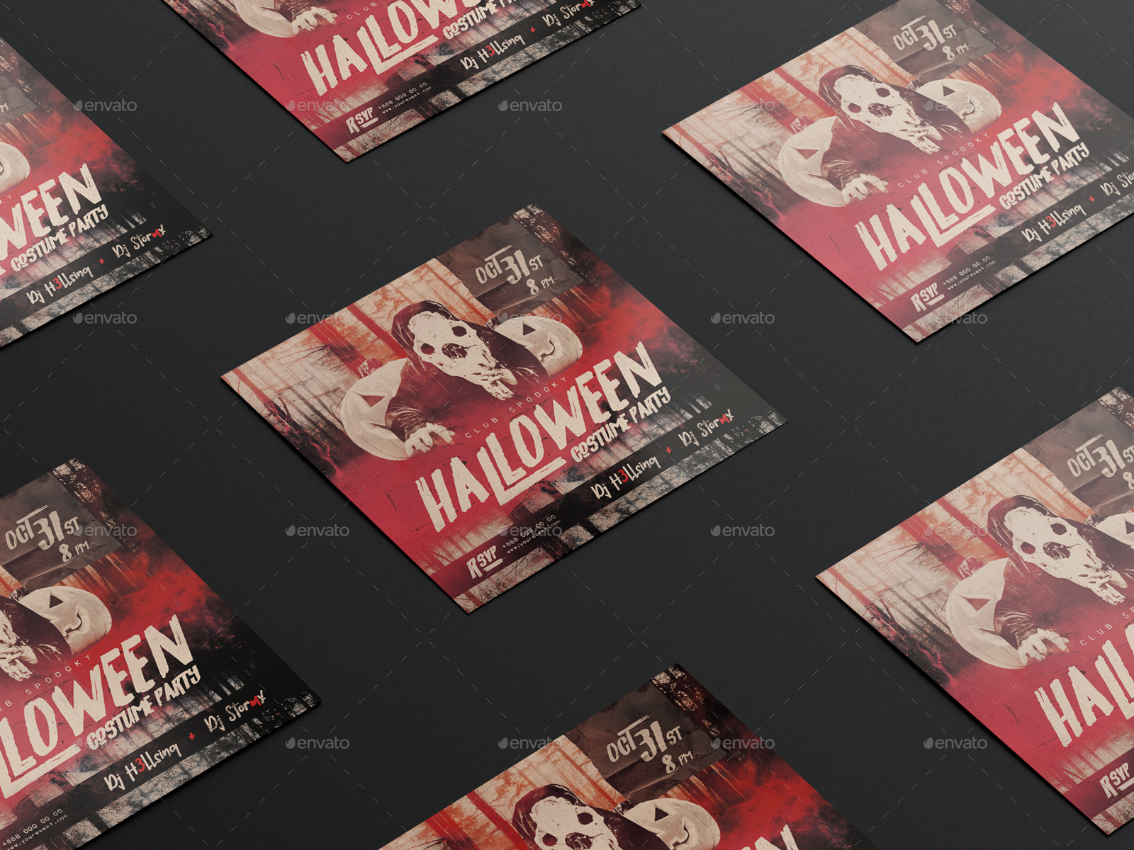 Halloween Flyer, Print Templates | GraphicRiver