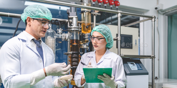 professional health care researchers working in medical science ...