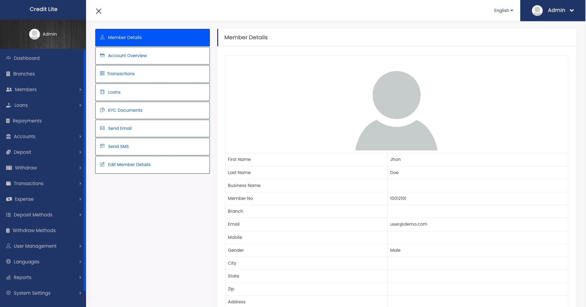 Credit Lite - Multi Branch Loan & Savings Management System by Hobby-Tech