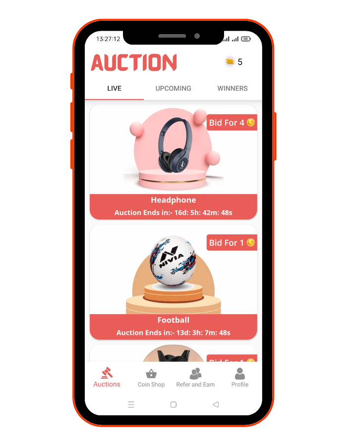 Auction App with Admin Panel by TrueDreamSoftware | CodeCanyon