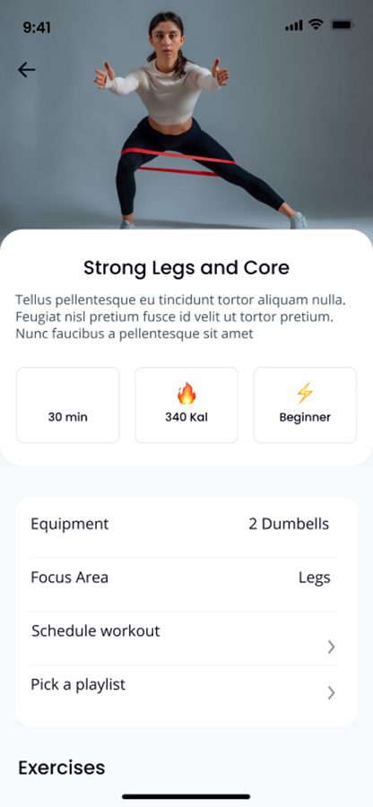 Grace Gym - Fitness Flutter App Ui Template by dokkanagency | CodeCanyon