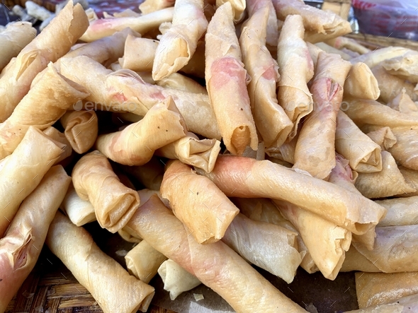 Poppy that has just been cooked. crispy and delicious. deep fried ...