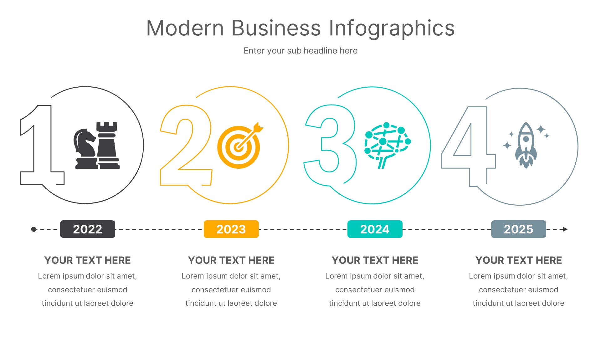 Modern Business Infographics Powerpoint Template, Presentation Templates