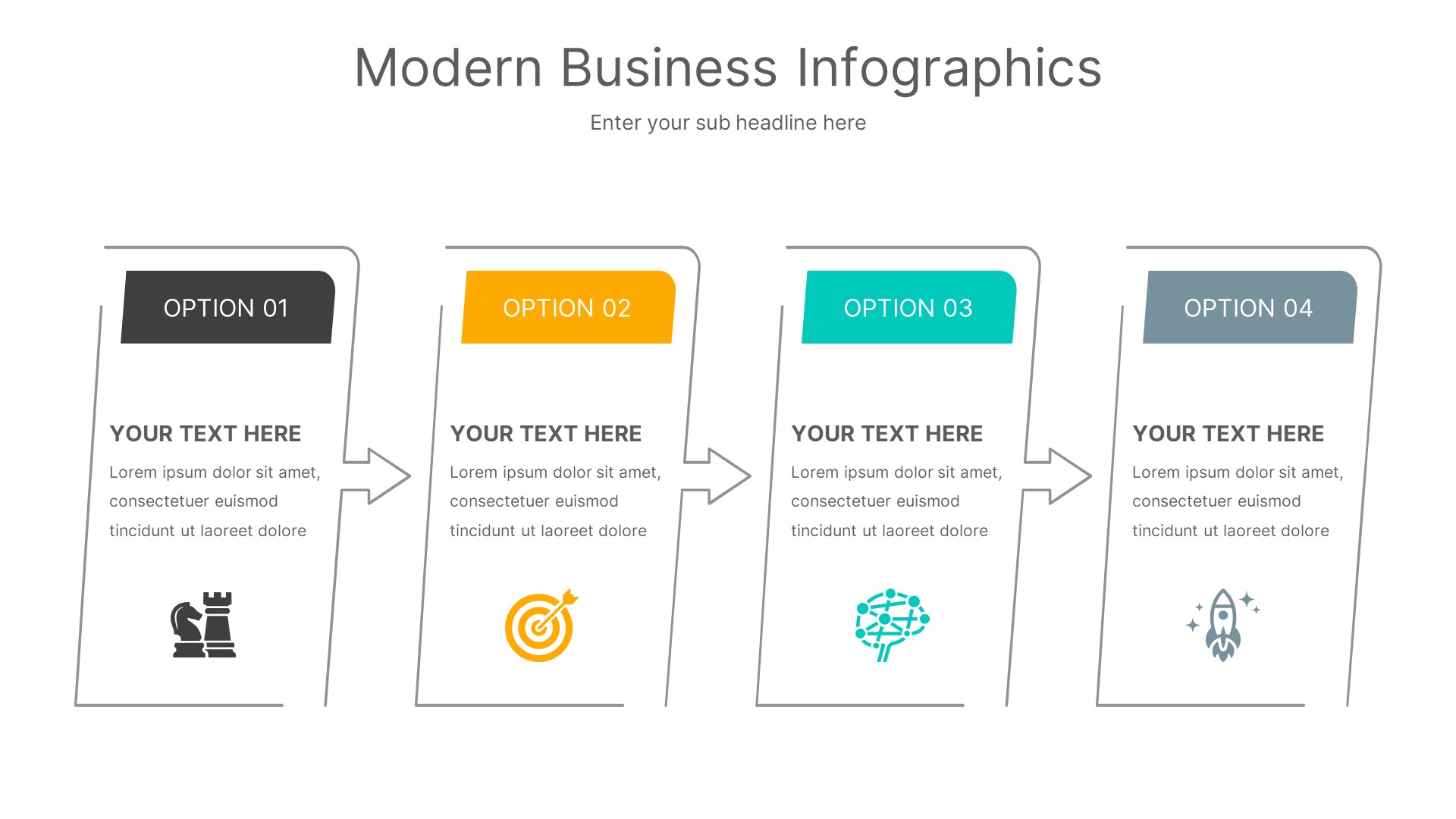 Modern Business Infographics Powerpoint Template, Presentation Templates