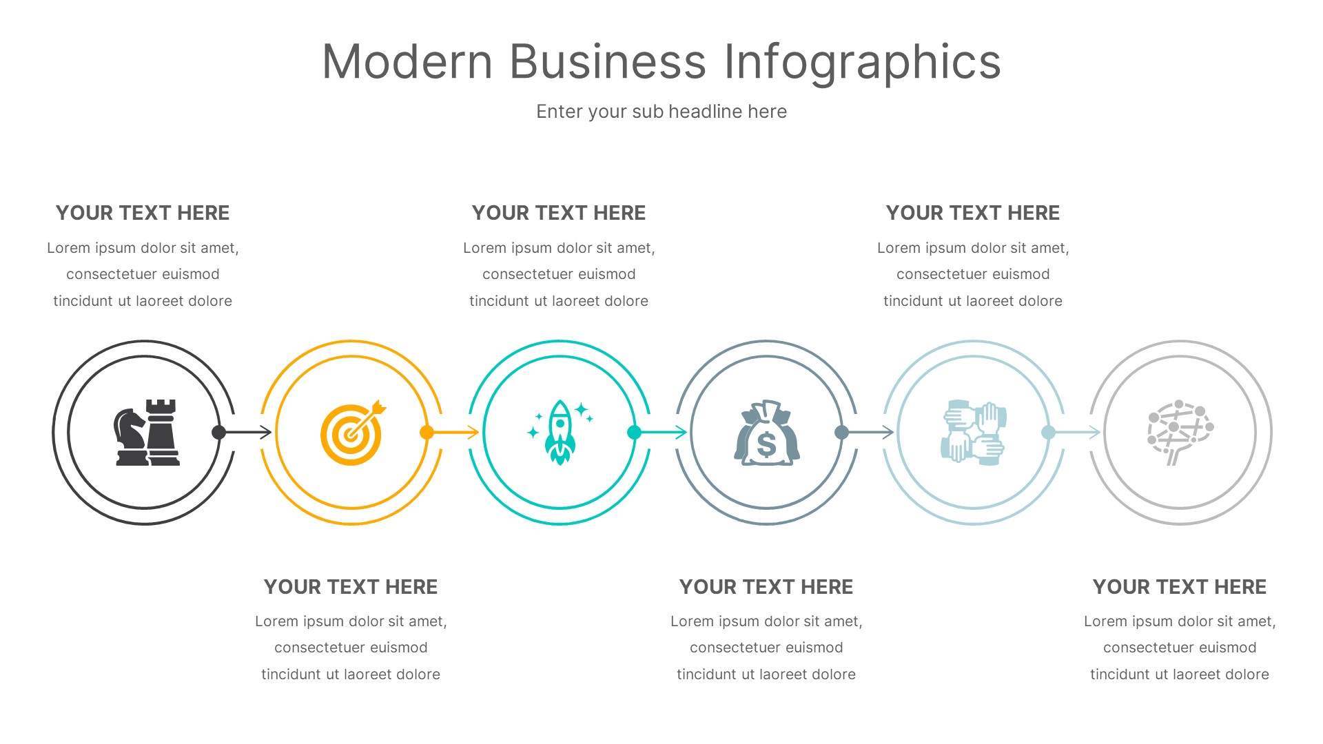 Modern Business Infographics Powerpoint Template, Presentation Templates