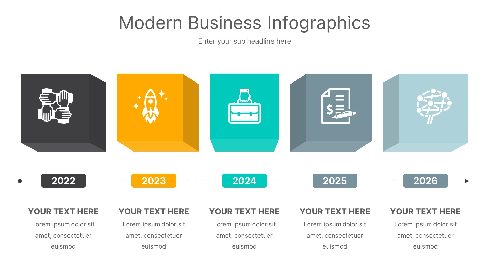 Modern Business Infographics Powerpoint Template, Presentation Templates